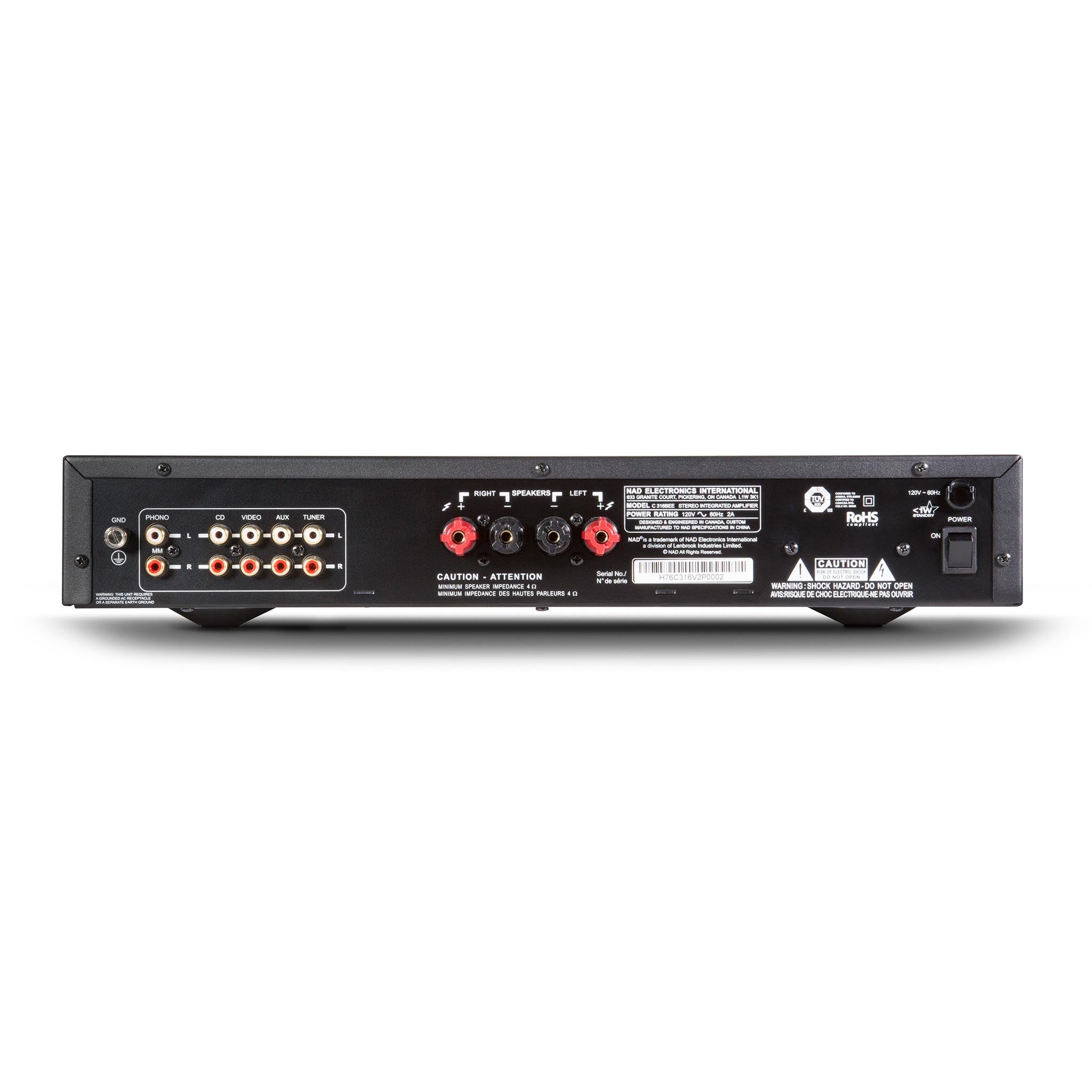 NAD C 316BEE V2 Integrated Amplifier – Upscale Audio
